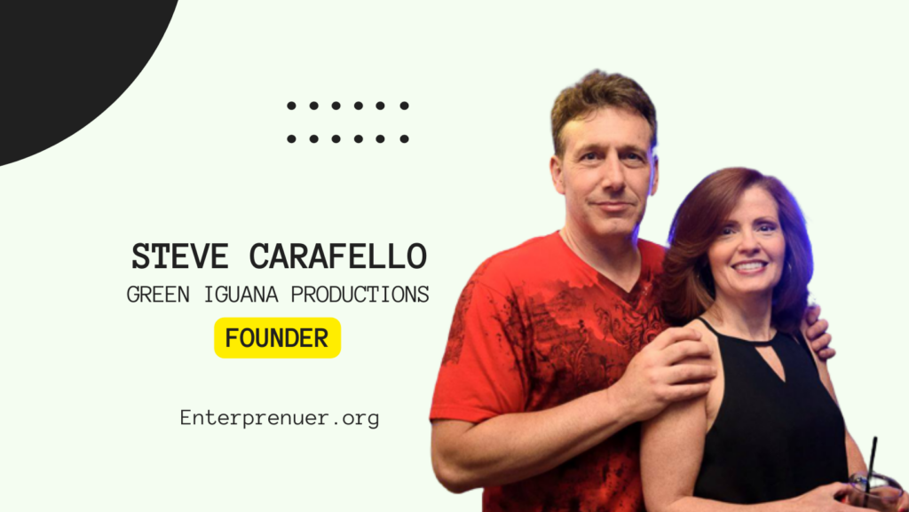 Meet Steve Carafello, Founder of Green Iguana Productions — Enterprenuer